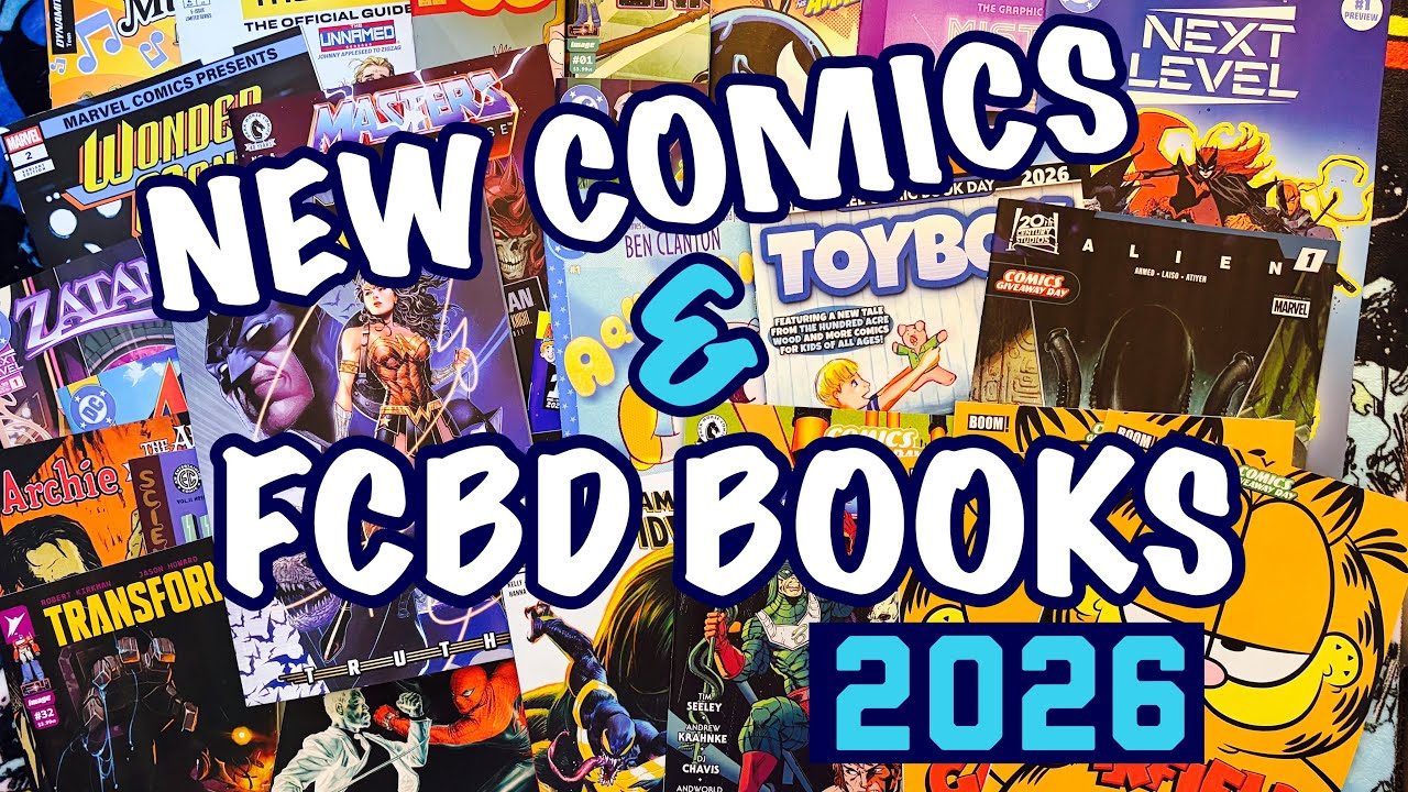  New Comics & Free Comic Book Day Books 2026
