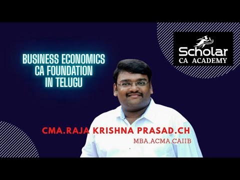 ELASTICITY OF DEMAND | PART 1| POINT METHOD | ARC METHOD | CA FOUNDATION | CMA FOUNDATION | TELUGU