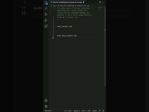 python - How do I install pip on macOS or OS X?