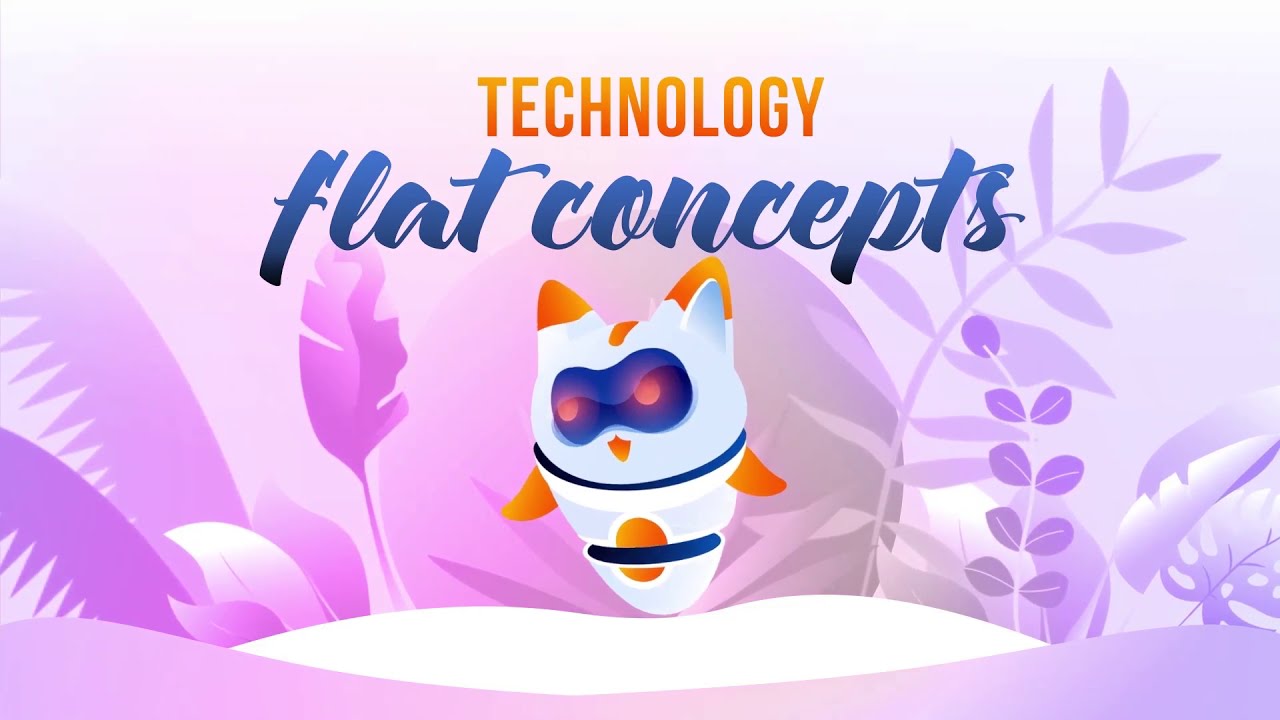 after effect template free download - Technology - Flat Concept