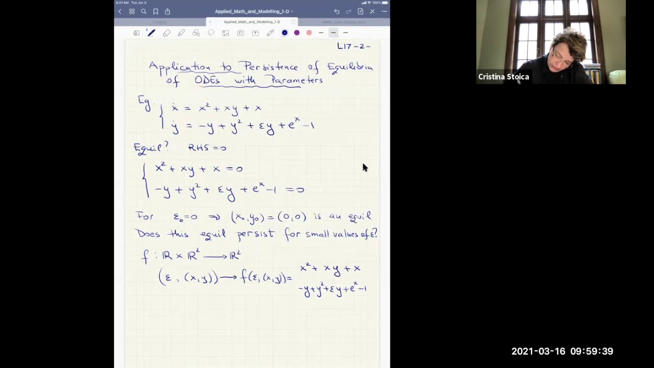 AppM Lecture 17 What is the Implicit Function Theorem good for? Submanifolds.