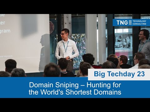 Big Techday 23: Domain Sniping – Hunting for the World's Shortest Domains [EN] - E. Goslawski, TNG