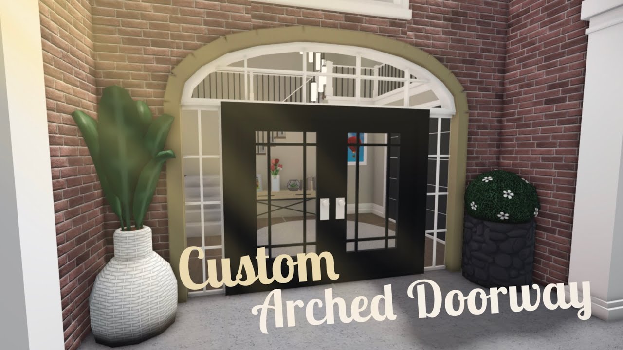 Custom Bloxburg Arched Door tutorial!