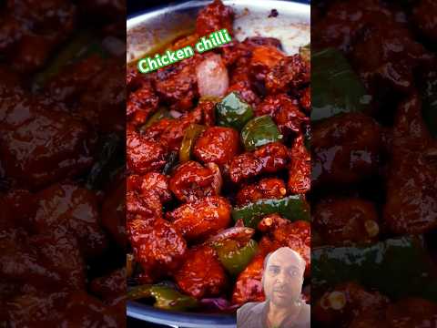 Chicken chilli recipe ll #utubeshorts #shortvideos #food #spicyfood