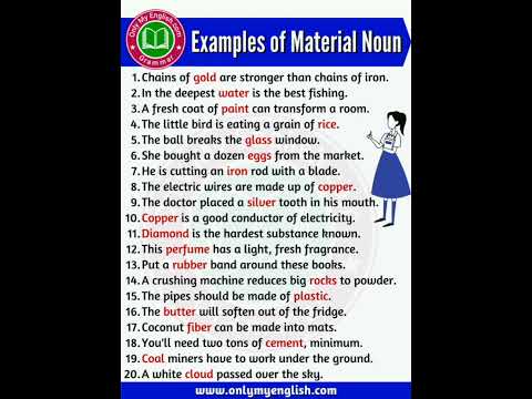 #Examples of material noun#shorts #short video @timetolearn1202