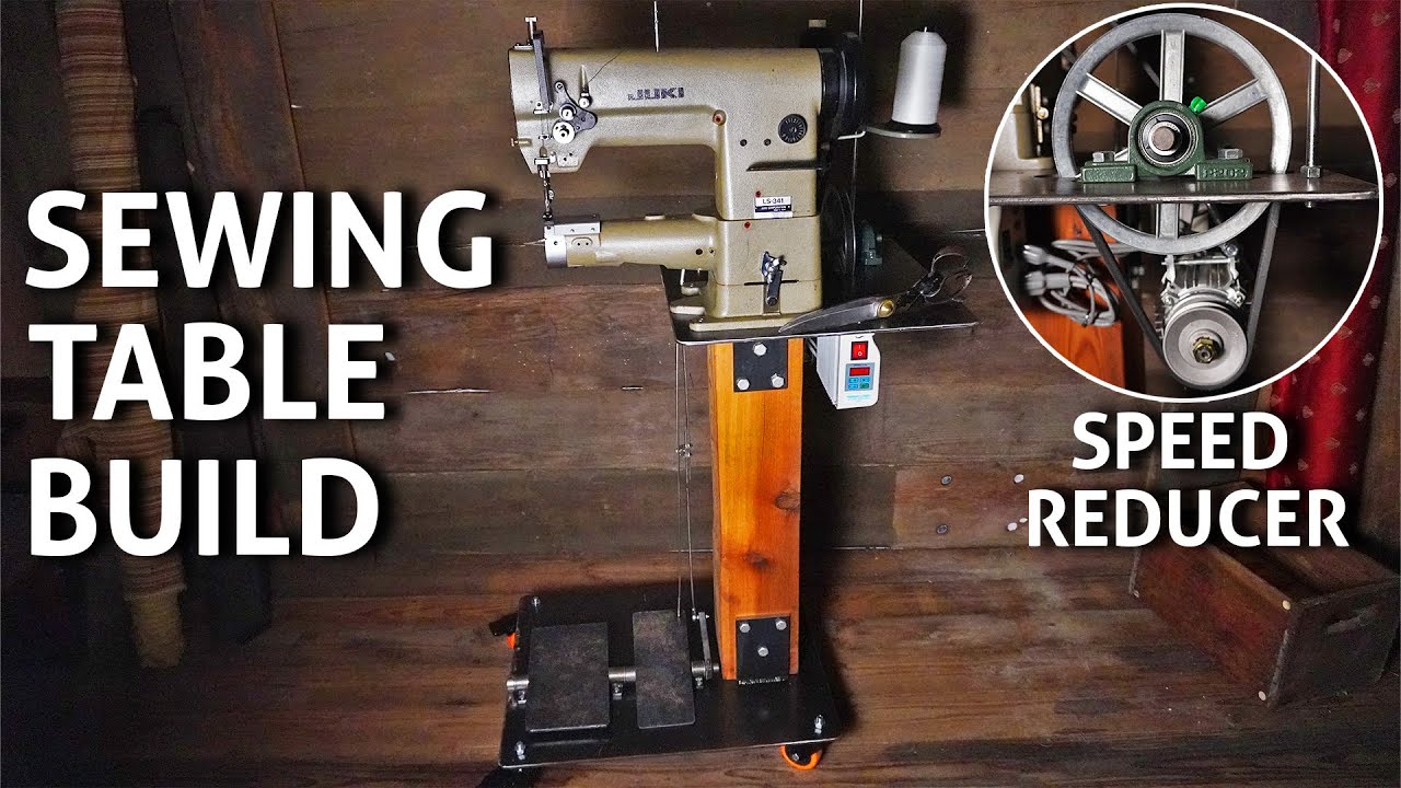 Industrial Sewing Machine Table Build - Speed Reducer