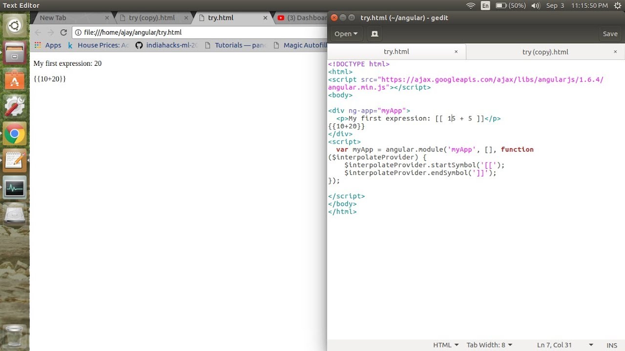 AngularJS with Django - Conflicting template tags || angular with django || angularjs synax change