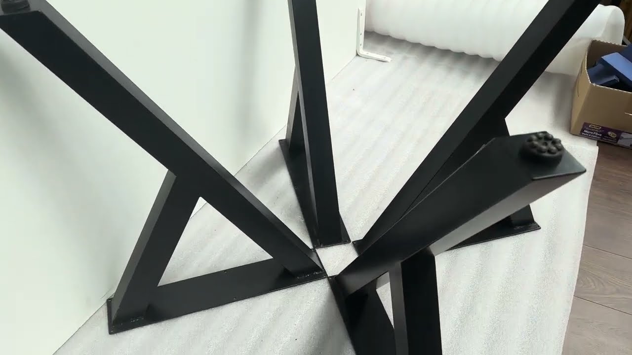 NTSSY7066 - Single Y Shaped Dining Table Leg - Natural Timber Stone