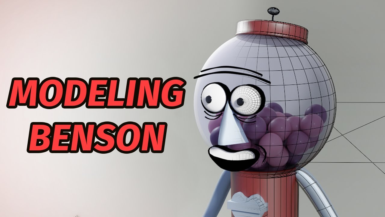 Modeling Benson from Regular Show!
