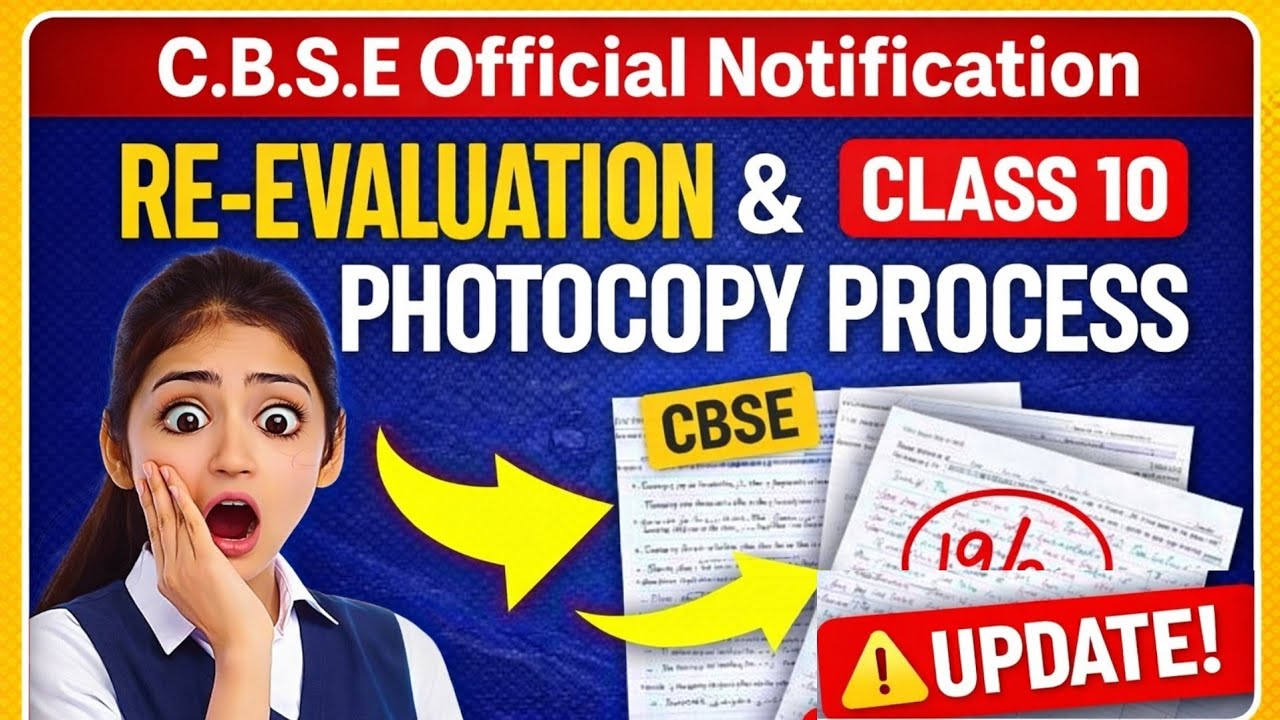 CBSE Class 10 Revaluation 2026 Photocopy & Verification Process #cbserevaluation #cbse2026