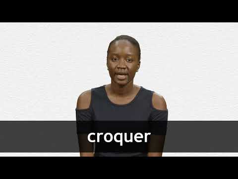 English Translation of “CROQUER” | Collins French-English Dictionary