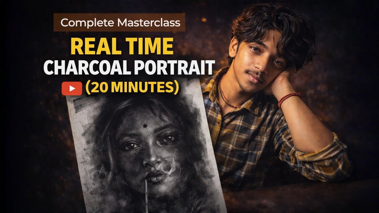 Best Way to Draw Any Portrait (Step by Step Real Time Tutorial)