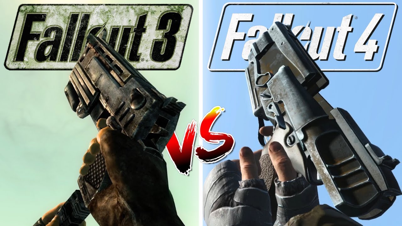 Fallout 3 vs Fallout 4 - Direct Comparison
