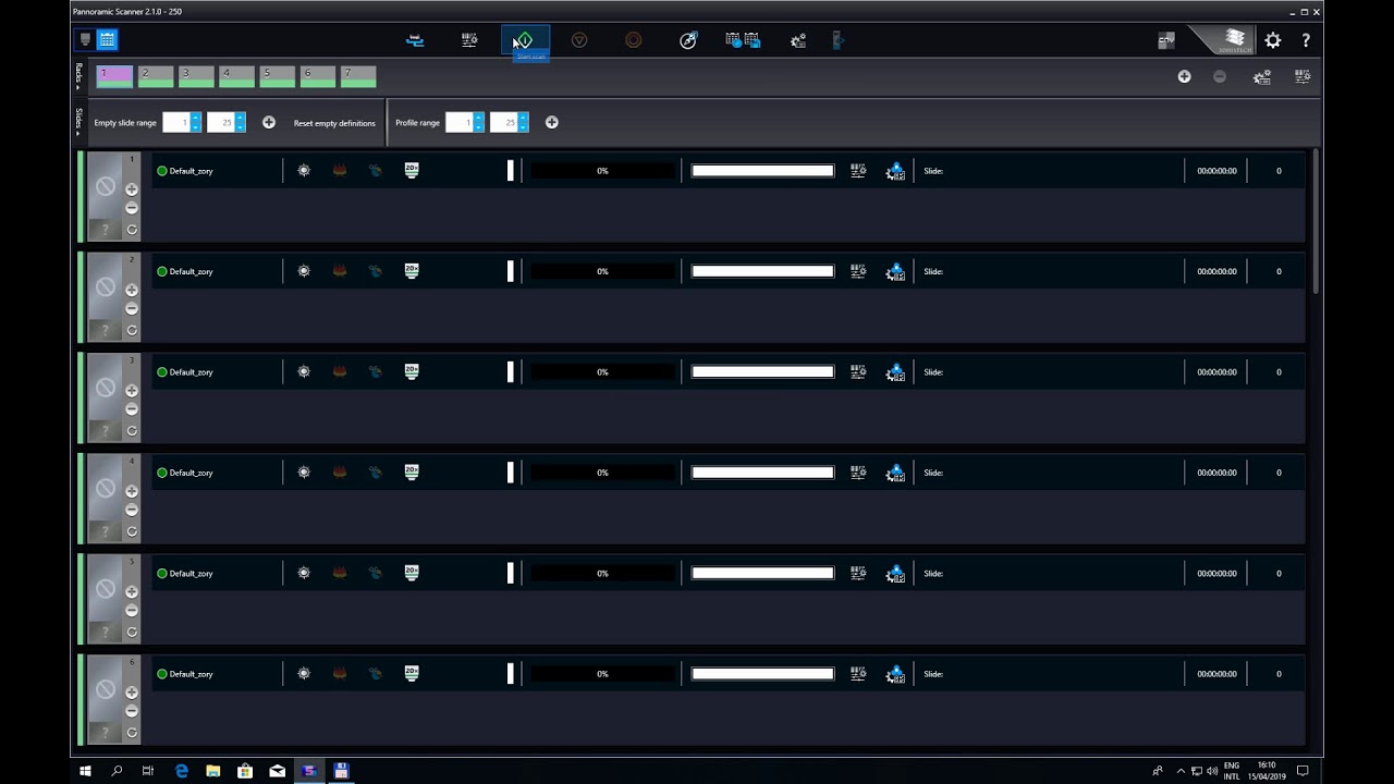 3DHISTECH - Pannoramic Scanner Software 2.1 Tutorial - Slide conversion