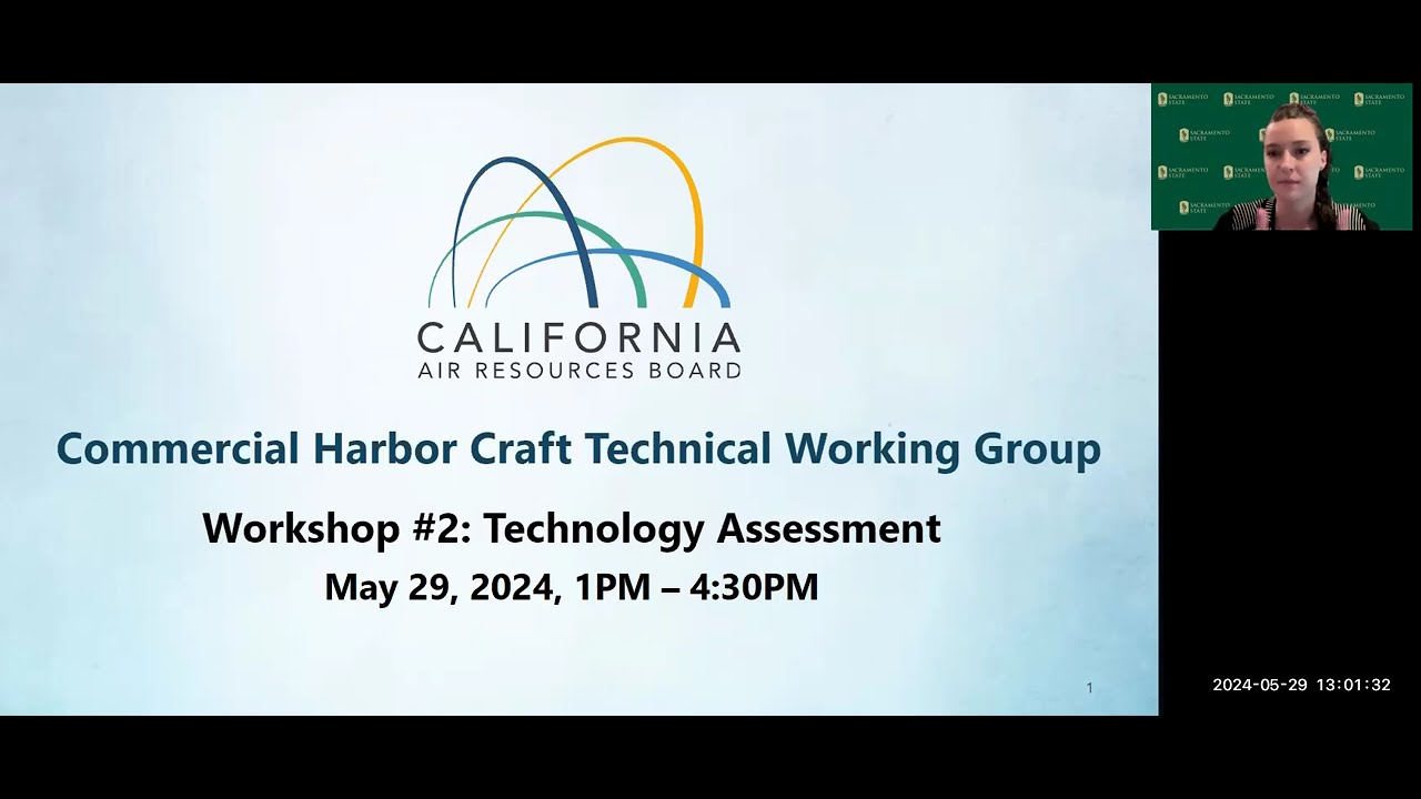Commercial Harbor Craft Regulation Technical Working Group (TWG) Workshop #2