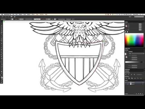 HOW TO DRAW: NAVY EMBLEM 3, 4