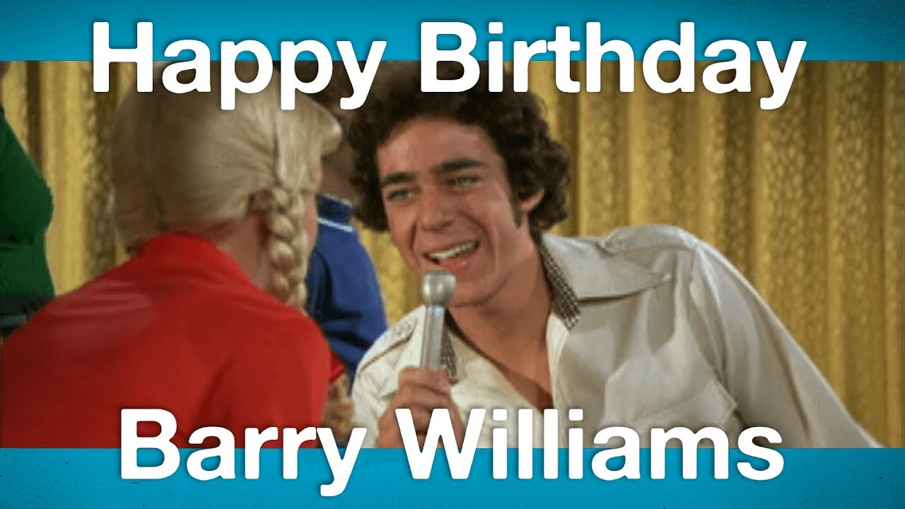 Happy Birthday, Barry Williams!