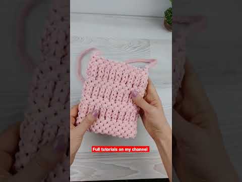 Full macrame bag tutorials are on my channel if you want to learn how to make them #macrame #bag