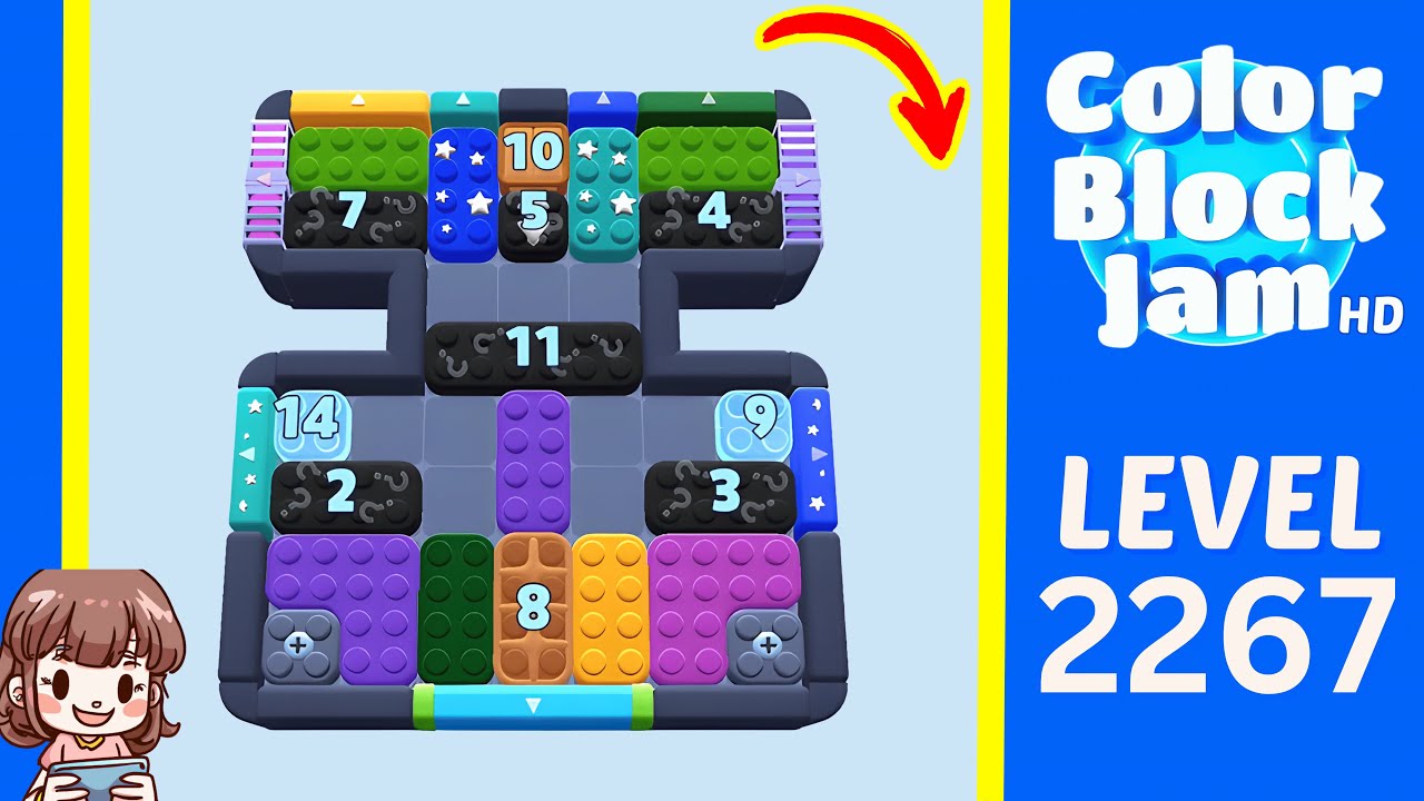 Color Block Jam Level 1359 (2267) Solution Walkthrough