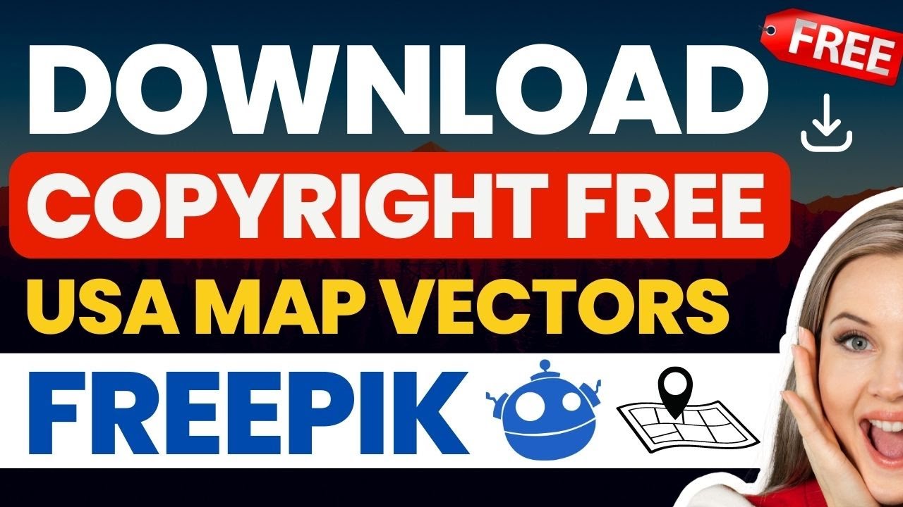 How To Download Copyright Free USA Map Vectors