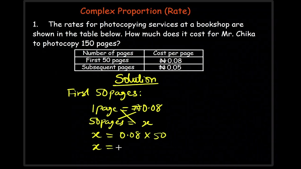 #40 Direct Proportion (Complex Problems) | Learn Fast & Easy