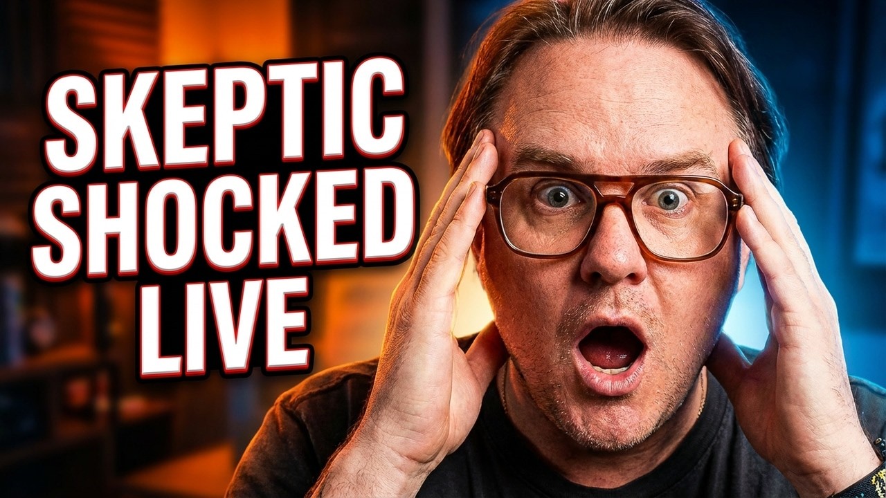 Can David the Medium Convince a Skeptic? J.Mo. Finds Out Live . WATCH WE DARE .#mentalist  #pyschic