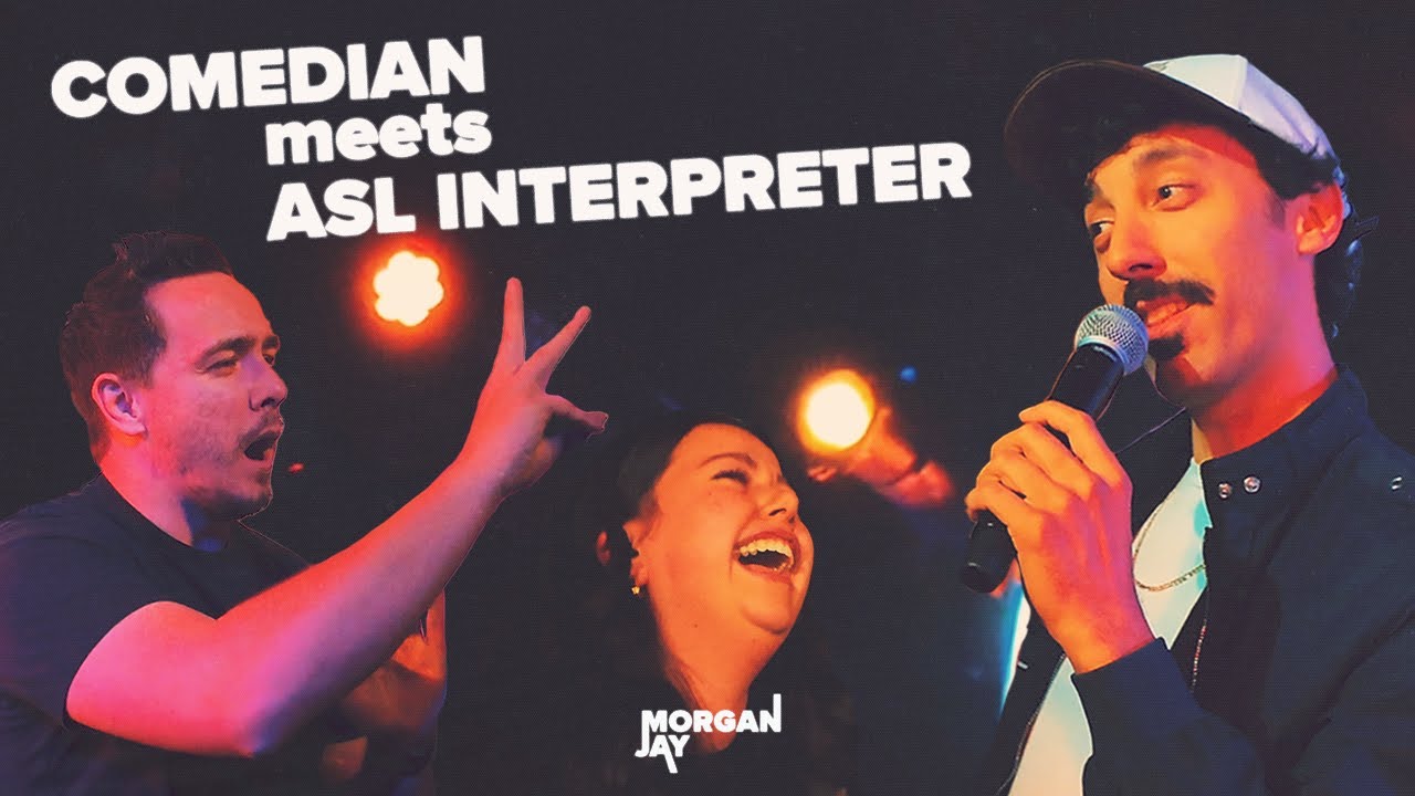 COMEDIAN meets ASL INTERPRETER and DEAF GIRL | Autotune Comedy | Morgan Jay