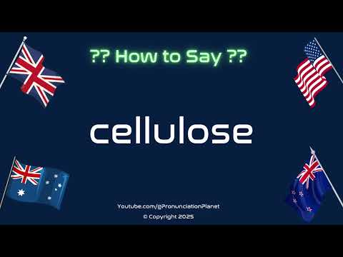 πΏπ¬ How to Pronounce Cellulose? (CORRECTLY) | Pronunciation Planet