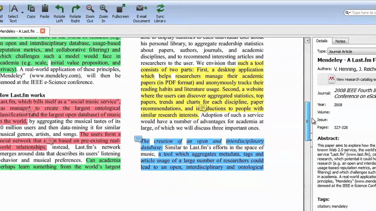 Create and Use Groups (Mendeley Minute)
