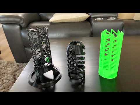Crazy Twisted See Through Dice Tower V3 by drewbrewchan - Thingiverse