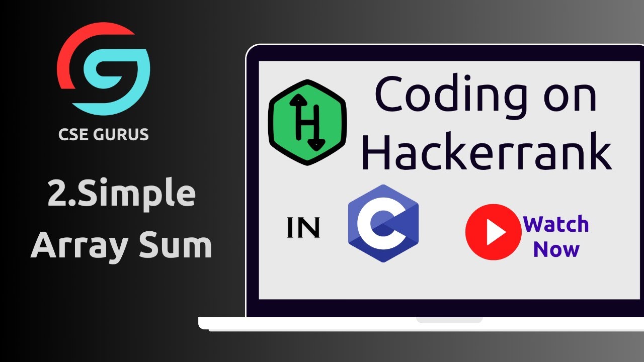 2. Simple array sum || Hackerrank || C