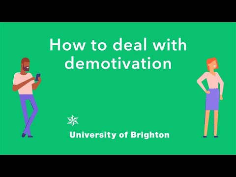 Uni study skills: How to deal with demotivation | University of Brighton