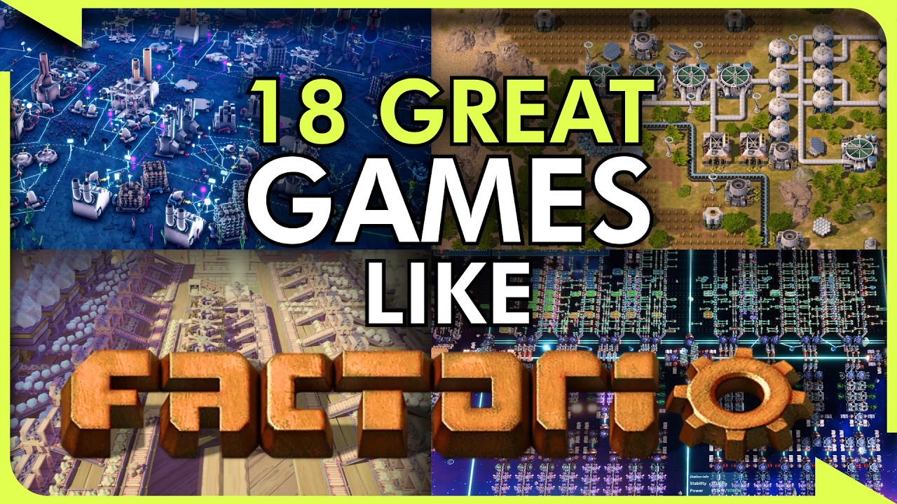 18 Amazing Games Like Factorio in 2026 - Automation & Factory Builders You Can't Miss!