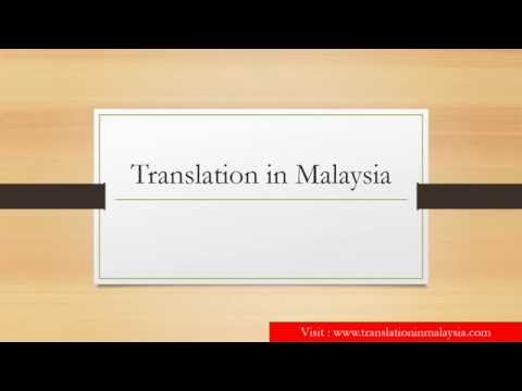 Translation services Malaysia