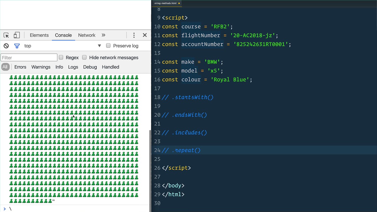 [ES6 ] Additional String Improvements - New String Methods