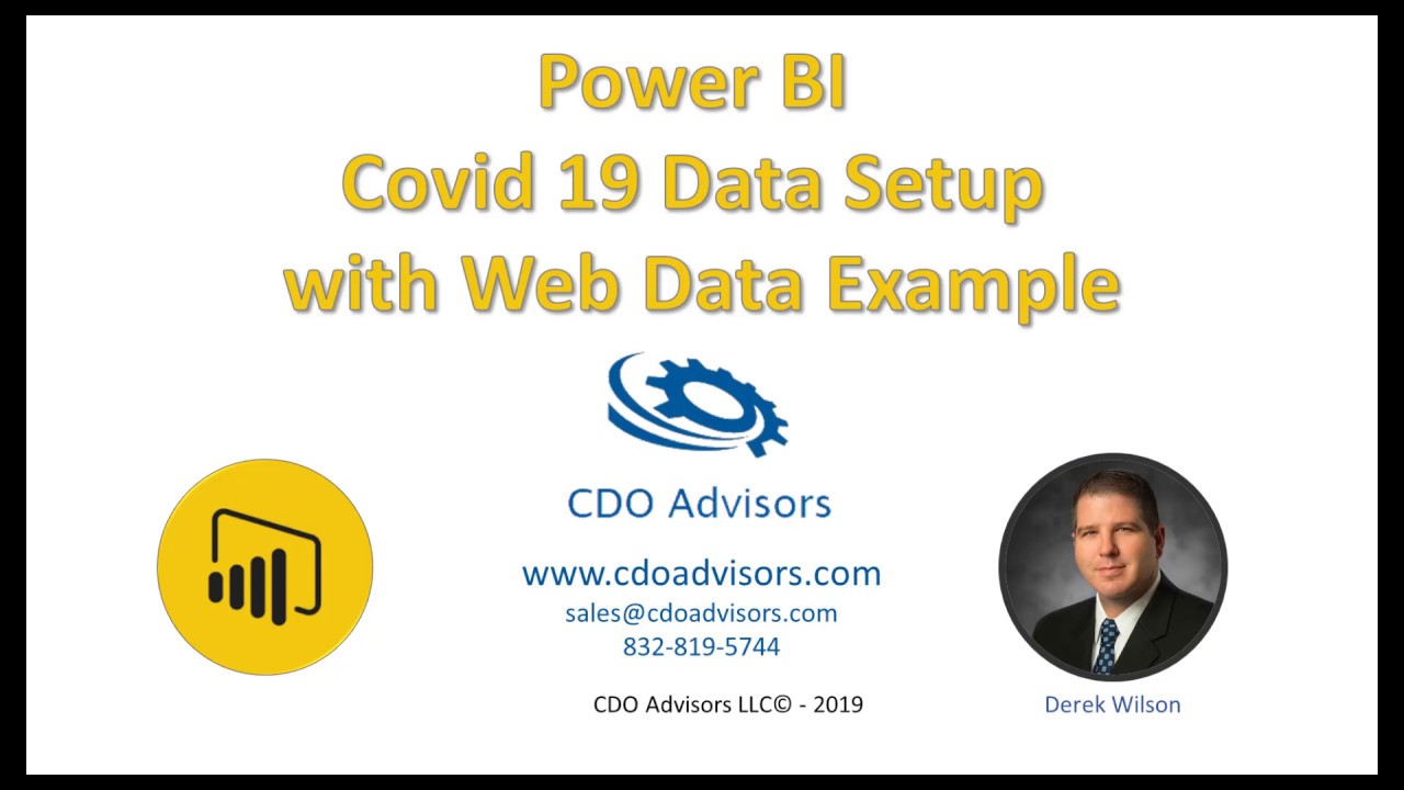 Use Power BI to Access Covid 19 Data in GitHub in Less than 5 Minutes