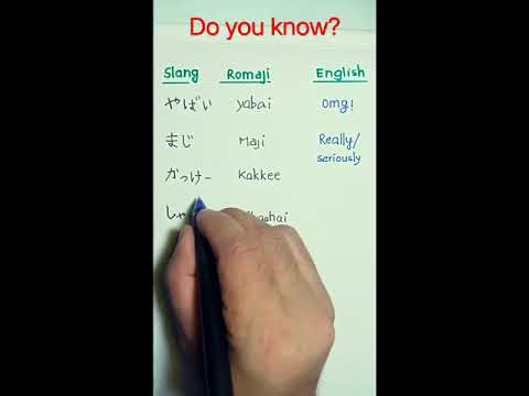 Japanese slang, vocabs, Meaning of yabai, dasai, mendoi, maji, uzai, maji#japanesepod101 #shorts