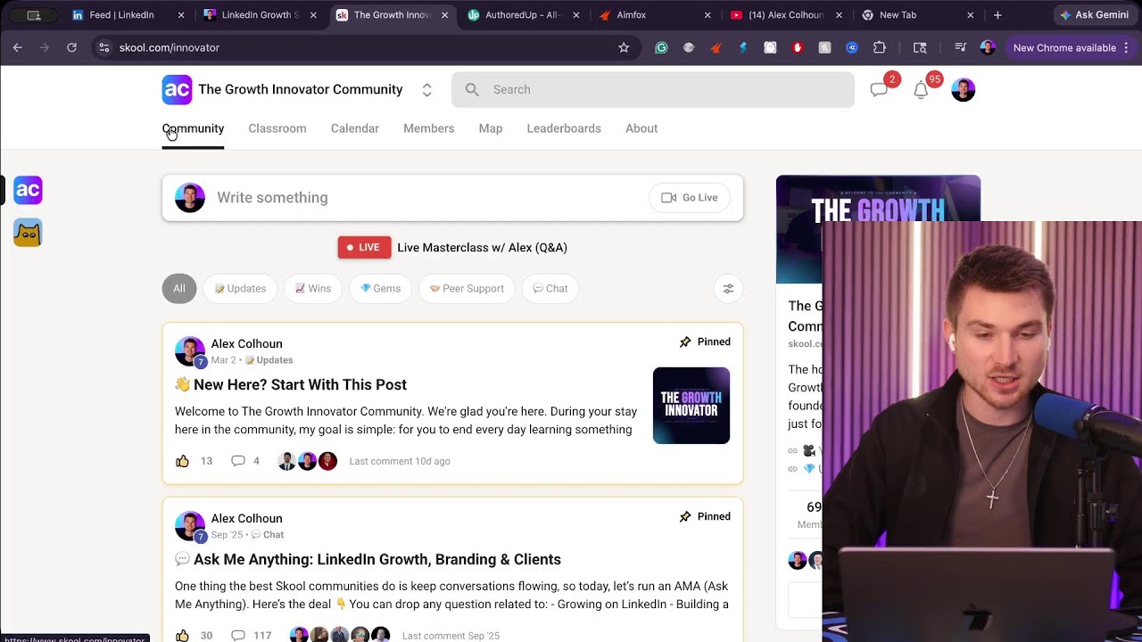 Make LinkedIn™ Your #1 Client Acquisition Channel | Live Q&A w/ Alex Colhoun