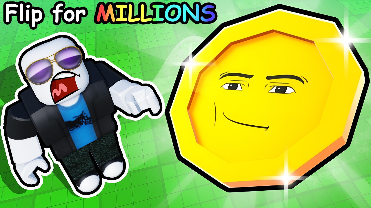 Flipping a COIN to make MILLIONS in Roblox...