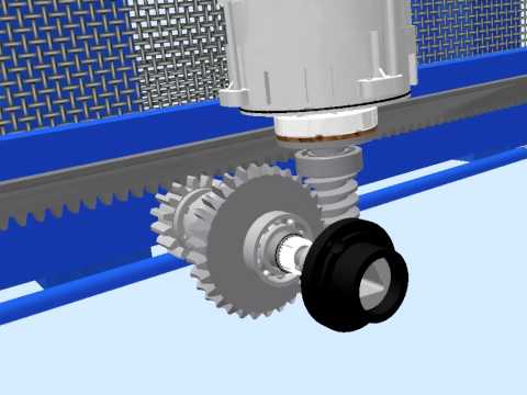 Declutching of a sliding gate operator