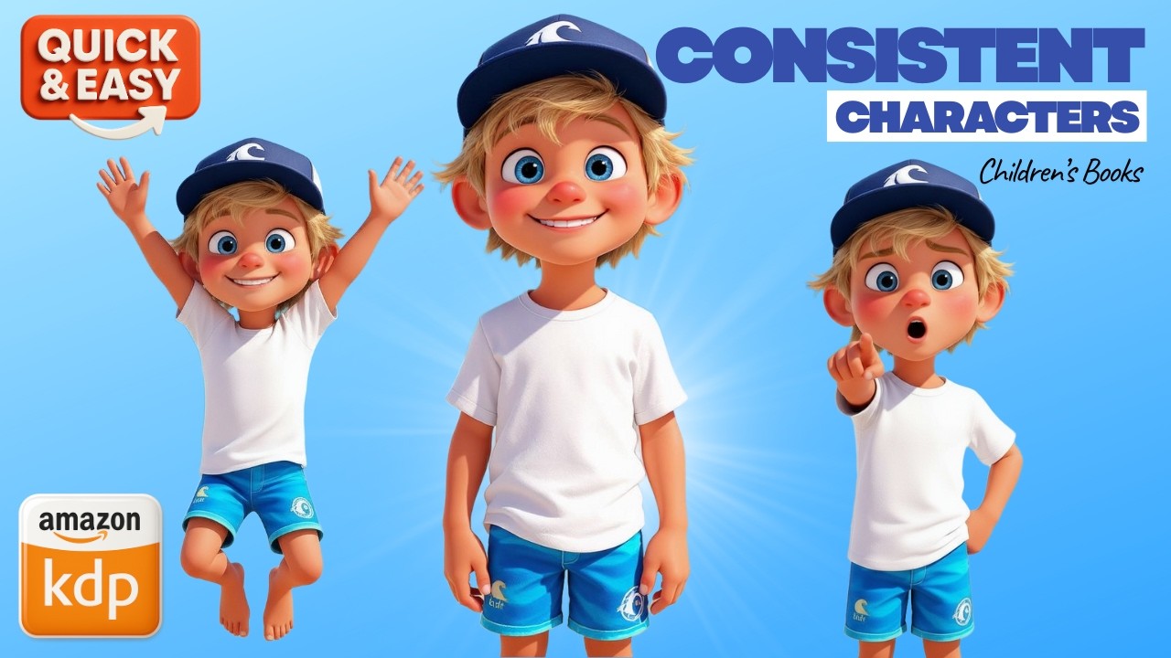 This AI Tool Creates Consistent Characters EVERYTIME for KDP Children's Books