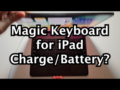 Magic Keyboard for iPad: How to Charge & Check Battery %?