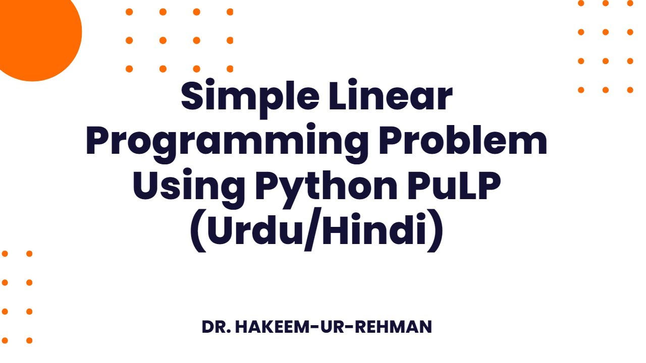 Linear Programming in Python | PuLP Tutorial: Max Profit Model, Constraints, Shadow Prices