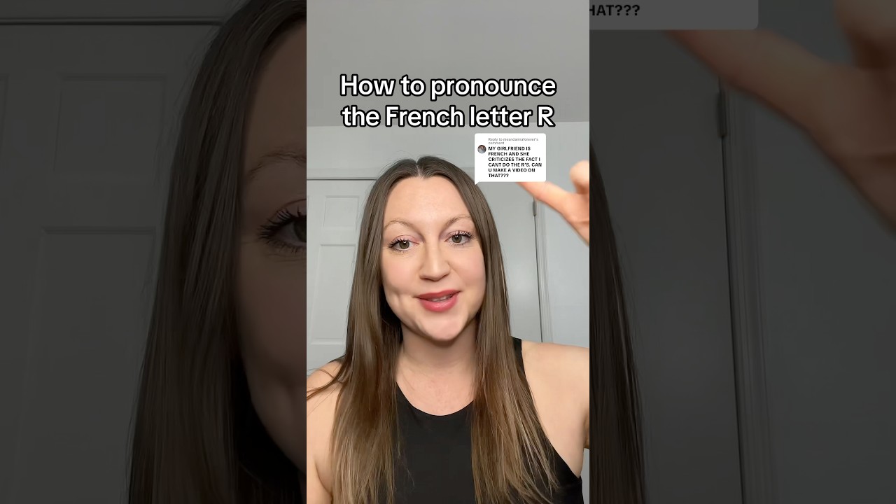 How to pronounce the French letter R #french #learnfrench #frenchforbeginner #frenchpronunciation