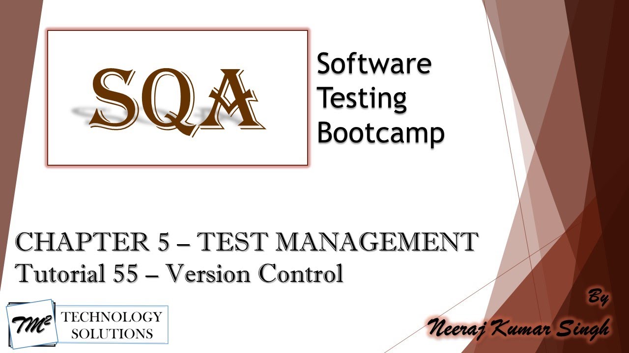 Software Testing Bootcamp | Version Control | Configuration Management | Software Testing Tutorials