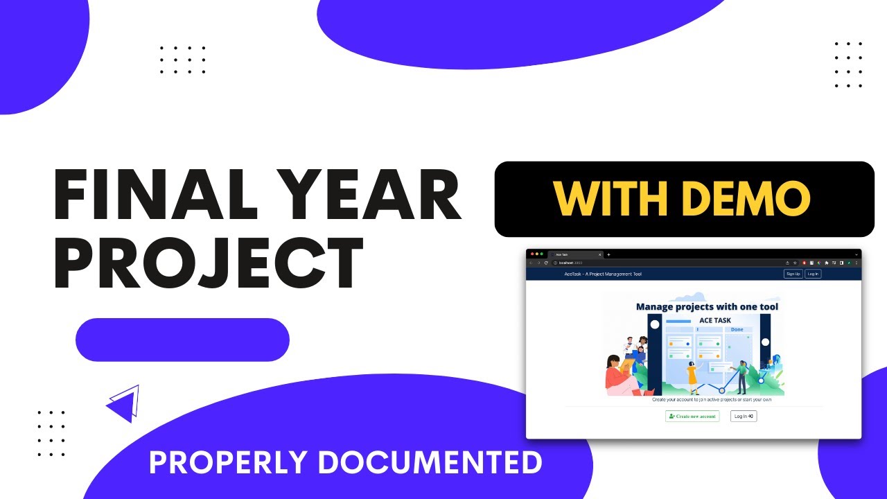 Final Year Project Idea with demo and Source Code and documentation