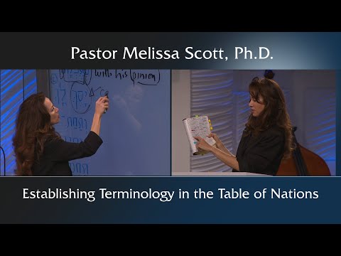 Establishing Terminology in the Table of Nations - God's Hand in History #2