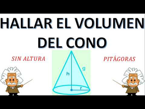 Hallar el volumen del cono | matemagia y algo mas