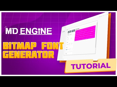 MD Engine - Bitmap Font Generator Tutorial