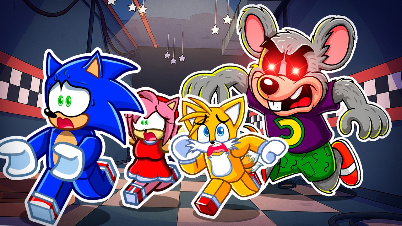 Escape CHUCK E CHEESE In Roblox With MY FRIENDS!